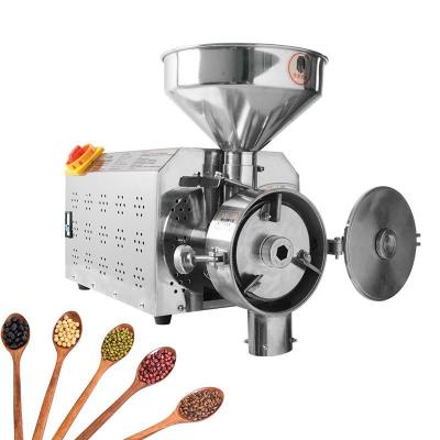 China 3000W Mini Flour Mill Machine with 30-50kg/H Capacity and 50-200 Mesh Fineness for Wheat and Grains for sale