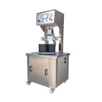 China High Efficiency Semi-Automatic Vacuum Capping Machine 1.5KW 10-15 Bottles/Minute with PLC Control for sale