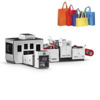 China Automatic Non-Woven T-Shirt Bag Making Machine 20-120 PCS/Minute with 550-1300mm Material Width for sale