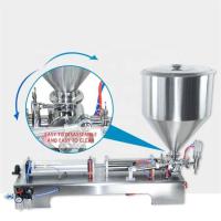 China Semi-Automatic Pneumatic Paste Filling Machine 5-100ml Capacity 220V Stainless Steel Construction for sale