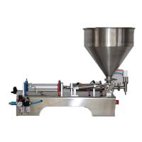China Semi-Automatic Pneumatic Paste Filling Machine 5-100ml Capacity 220V Stainless Steel Construction for sale