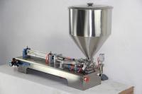 China Semi-Automatic Pneumatic Paste Filling Machine 5-100ml Capacity 220V Stainless Steel Construction for sale