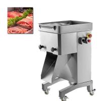China 304 Stainless Steel Industrial Meat Slicer 200kg/h Capacity 550W Motor for Processing Enterprises for sale