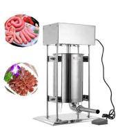 China Electric Sausage Filler Machine 15L Stainless Steel Vertical Sausage Stuffer for sale