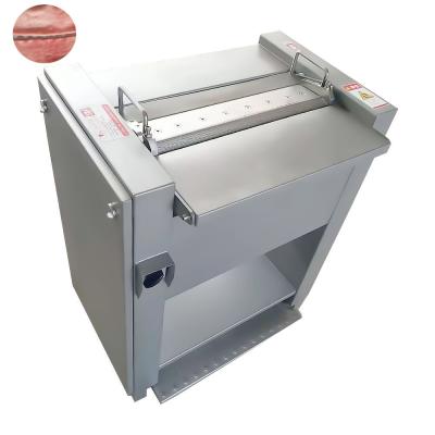 China Stainless Steel Pork Skin Peeling Machine 500mm Width 0.5-6mm Thickness Adjustable for sale