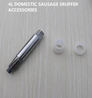 China 4L Manual Stainless Steel Sausage Stuffer with 4 Filling Nozzles for Home Kitchen Use for sale