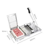 China Automatic Kebab Skewering Machine 10 Skewers per Cycle Stainless Steel BBQ Meat Skewer Maker for sale