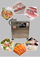 China Professional Automatic Fish Cutting Machine 220V 1.1KW with 200-300kg/h Capacity and 304 Stainless Steel Construction for sale