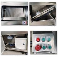 China Professional Automatic Fish Cutting Machine 220V 1.1KW with 200-300kg/h Capacity and 304 Stainless Steel Construction for sale