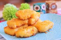 China Automatic Chicken Nuggets Making Machine Meat Patty Forming Machine 10 pcs/min for sale