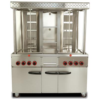 China Electric&Gas Vertical/Standing Type Shawarma Machine Adjustable for Chicken BBQ Grill for sale