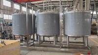 China Small Scale Yogurt Production Line Dairy Processing Machine 220V/380V with 6-1000 Ton Daily Capacity and CIP System for sale