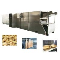 China Automatic Ice Cream Cone Production Line Stainless Steel 6500-7000 PCS/H for sale