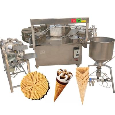 China Industrial Wafer Ice Cream Cone Production Line 380V 50HZ 600-1200 Pcs/Hr for sale