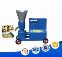 China KL Series Flat Die Poultry Feed Pellet Machine 2.2-30kw Power 50-1100kg/h Capacity for sale