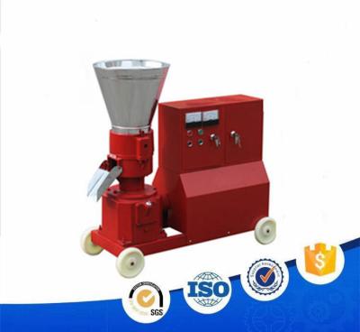 China KL Series Flat Die Poultry Feed Pellet Machine 2.2-30kw Power 50-1100kg/h Capacity for sale