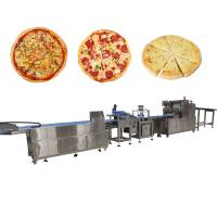 China Fully Automatic Frozen Pizza Production Line 300-500kg/hr Stainless Steel PLC Control for sale