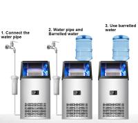China Commercial Ice Cube Making Machine 50-85kg 24H High Efficiency for Coffee Shop for sale