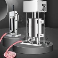 China Manual Hydraulic Sausage Filler Machine 15L 10L Automatic Piston Sausage Stuffer for sale
