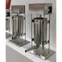 China Manual Hydraulic Sausage Filler Machine 15L 10L Automatic Piston Sausage Stuffer for sale