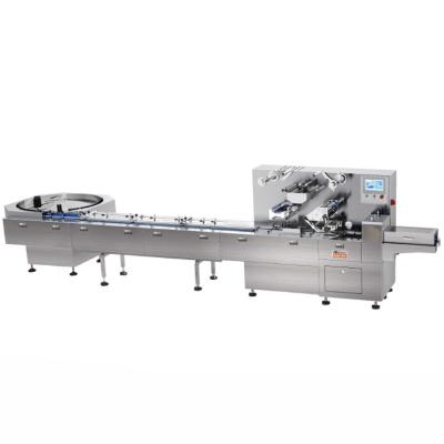 China AH-250X High Speed Automatic Chocolate Mint Candy Pillow Packaging Machine 2.5kW 35-180 bags/min for sale