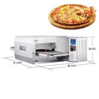 China Commercial Automatic Electric Gas Pizza Oven 220V 12KW for Fast Food Restaurants for sale
