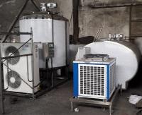 China SUS304 Stainless Steel Milk Cooling Tank 500-10000L Capacity with 3500-65000W Refrigeration for Dairy Processing for sale