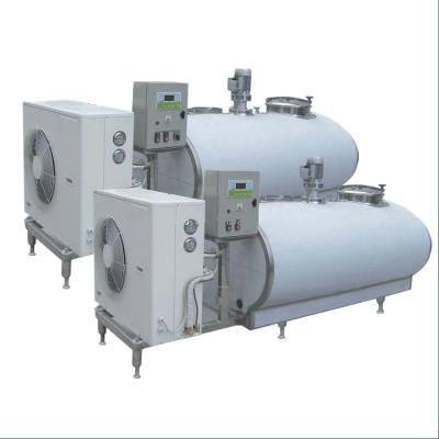 China SUS304 Stainless Steel Milk Cooling Tank 500-10000L Capacity with 3500-65000W Refrigeration for Dairy Processing for sale