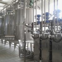 China 500LPH Pasteurized Milk Processing Line with SUS304/316L Construction for 1-500T/D Dairy Production for sale