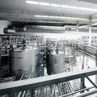 China 500LPH Pasteurized Milk Processing Line with SUS304/316L Construction for 1-500T/D Dairy Production for sale