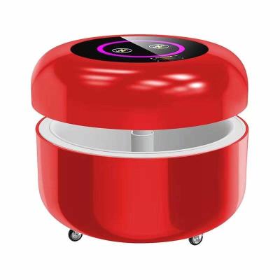 China 80L Round Smart Refrigerator Table with Bluetooth Speaker and Wireless Charging - 750mm Width, 30dB Noise for sale