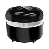 China 80L Round Smart Refrigerator Table with Bluetooth Speaker and Wireless Charging - 750mm Width, 30dB Noise for sale