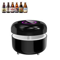 China 80L Round Smart Refrigerator Table with Bluetooth Speaker and Wireless Charging - 750mm Width, 30dB Noise for sale