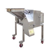 China Customized Apple Fruit Onion Dicing Machine 4000kg/h 24mm Cutting Size Vegetable Slicer for sale