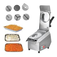 China Stainless Steel Electric Vegetable Cutter 220V 0.25kW 120kg/h Commercial Dicing Machine for sale