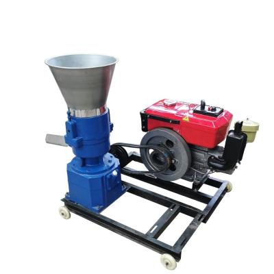 China Animal Poultry Fish Feed Making Machine & Wood Pellet Mill 50-2000KG/h Capacity 3-30KW Power for sale
