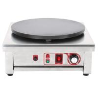 China Commercial Electric Countertop Crepe Maker 3000W 50-300C Stainless Steel for sale