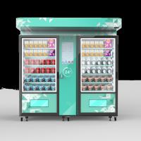 China Outdoor Snack and Drink Vending Machine 300-450pcs Capacity 4-18°C Refrigeration for sale
