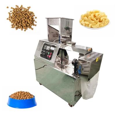 China Twin Screw Corn Puff Snack Extruder Machine 5.5kw 40kg/h for Puffed Snacks for sale