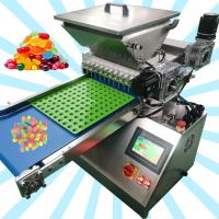 China Table-Top Gummy Depositor Machine with 20L Hopper and 10 Nozzles for Chocolate and Candy Production for sale