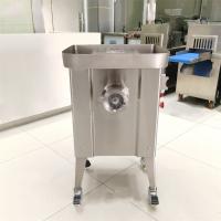 China Commercial Meat Grinder 32V 1.5KW 380V 3Phase Stainless Steel Meat Mincer Sausage Machine for sale