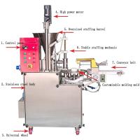 China Commercial Semi-Automatic Siomai Machine 800-1200 pcs per Hour 220V Touch Screen Dim Sum Maker for sale