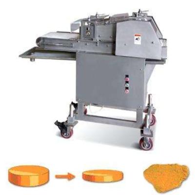 China Meat Steak Flattening Machine with 400mm/600mm Belt Width and 0-30mm Adjustable Thickness for Industrial Food Processing for sale