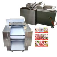 China AH-1 Automatic Meat Cutting Machine 600-750kg/h Capacity 220V/380V Frozen Meat Dicer with Adjustable 15-300mm Width for sale