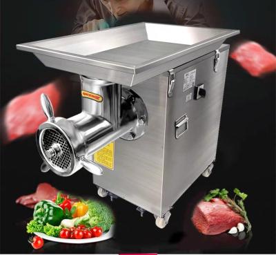 China Industrial Stainless Steel Meat Grinder 6mm 8mm Mincer Discs Frozen Meat Chopping Machine for sale