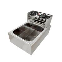 China 10L 9 Grid Commercial Meatball Hot Pot Machine 110V 220V Stainless Steel Kanto Cooking Equipment for sale