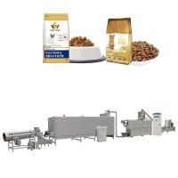 China Automatic Pet Food Production Line with 800-3500kg/h Capacity and 160-290kw Power for Dog Cat Fish Food Manufacturing for sale