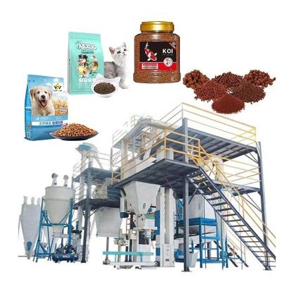 China Automatic Pet Food Production Line with 800-3500kg/h Capacity and 160-290kw Power for Dog Cat Fish Food Manufacturing for sale