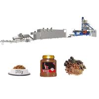 China Automatic Pet Food Production Line with 800-3500kg/h Capacity and 160-290kw Power for Dog Cat Fish Food Manufacturing for sale