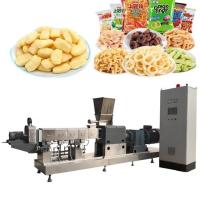 China Snack Biscuit & Corn Puff Production Line - 100-500 kg/h Capacity with 52-102 KW Power Consumption for sale